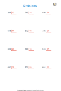 Division Grade 4 Worksheets – Free Long Division PDFs